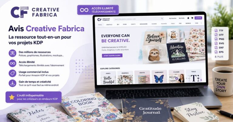Avis Creative Fabrica – Ressources utiles pour Amazon KDP